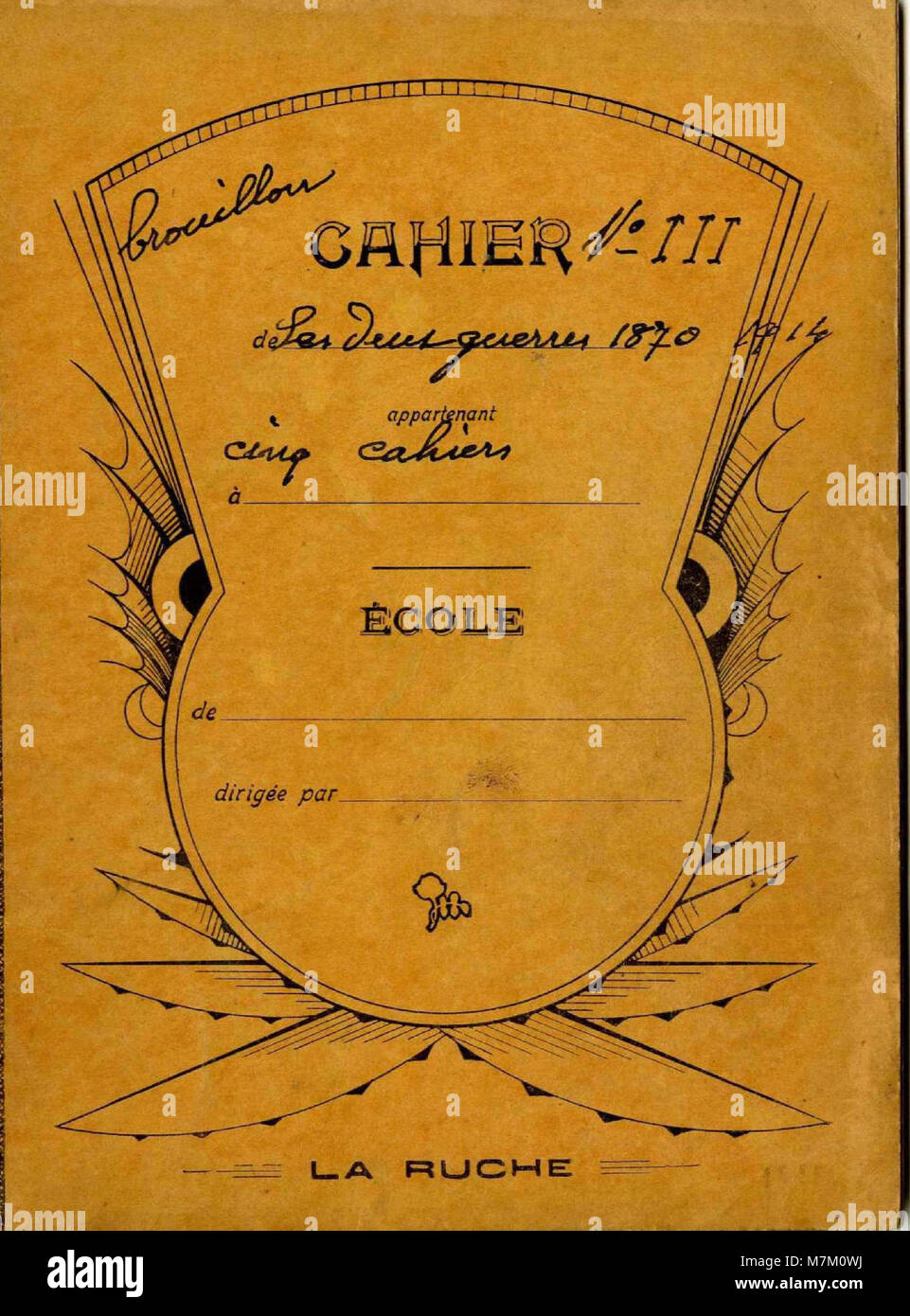 A cropped image from the 'Carnet de guerre' (War Diary) of Alexandre ...