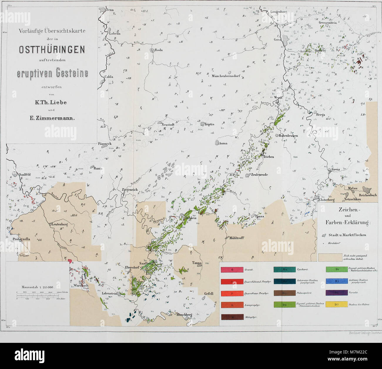 This 1883 geological study focuses on the special geological map of ...