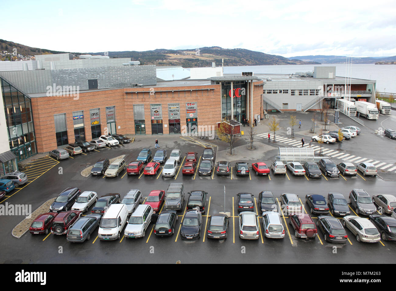 CC Mart'n Gjøvik, Norway, the shopping mall Stock Photo - Alamy