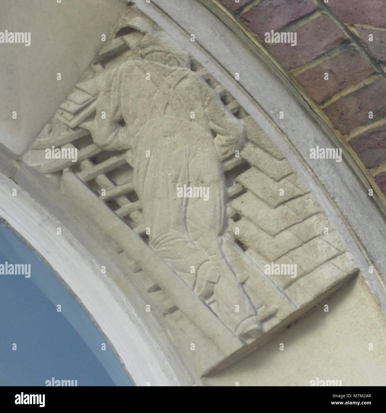 A carved relief created by Joseph Cribb located at 20-22 Marlborough ...