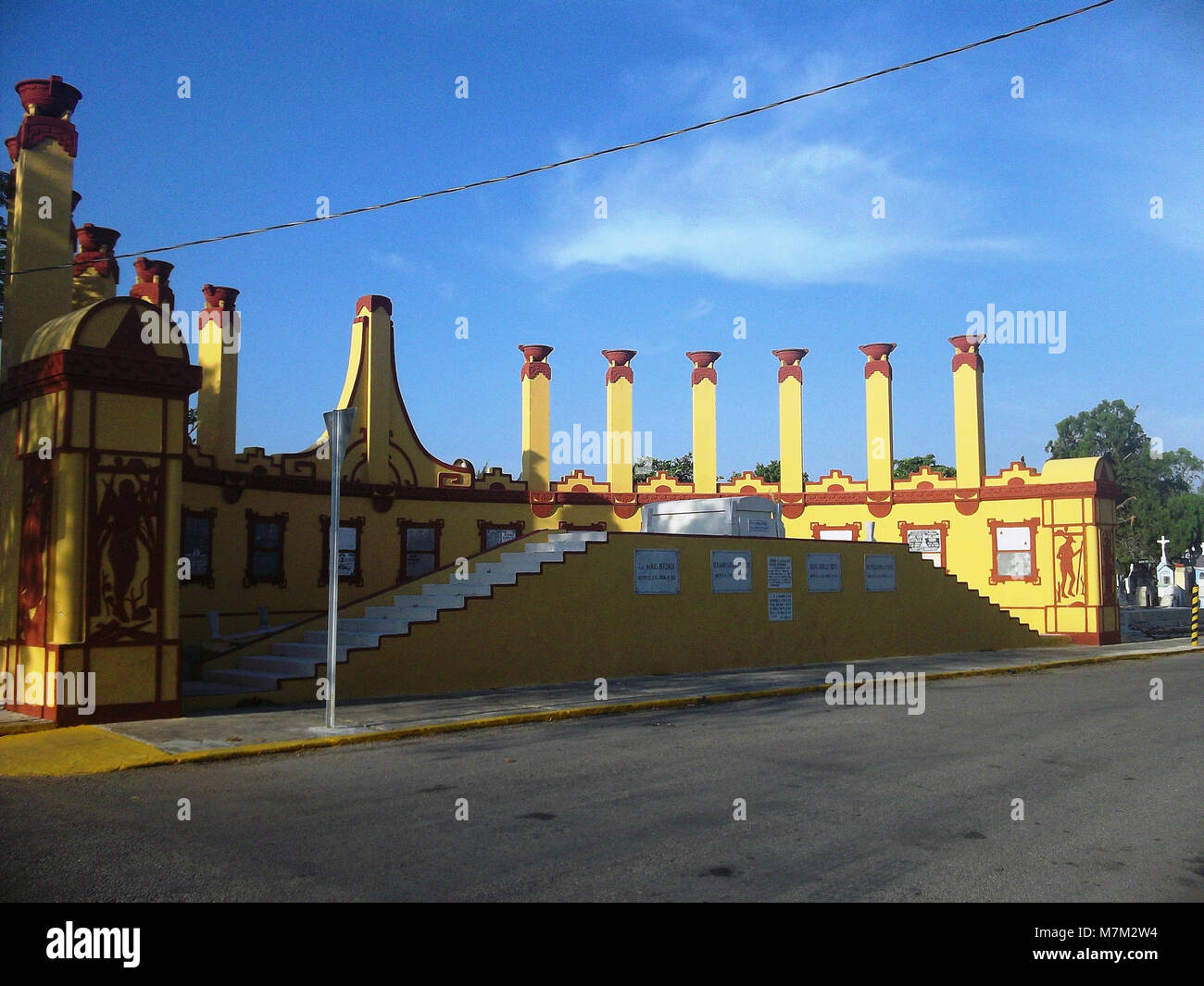 A photograph of Cementerio General in Mérida, Yucatán, Mexico, showing ...
