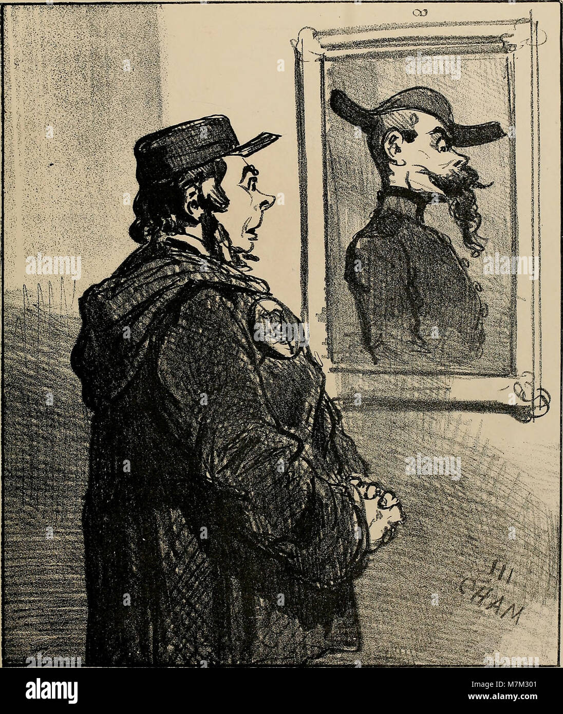 An 1871 album featuring caricatures published in the French satirical ...