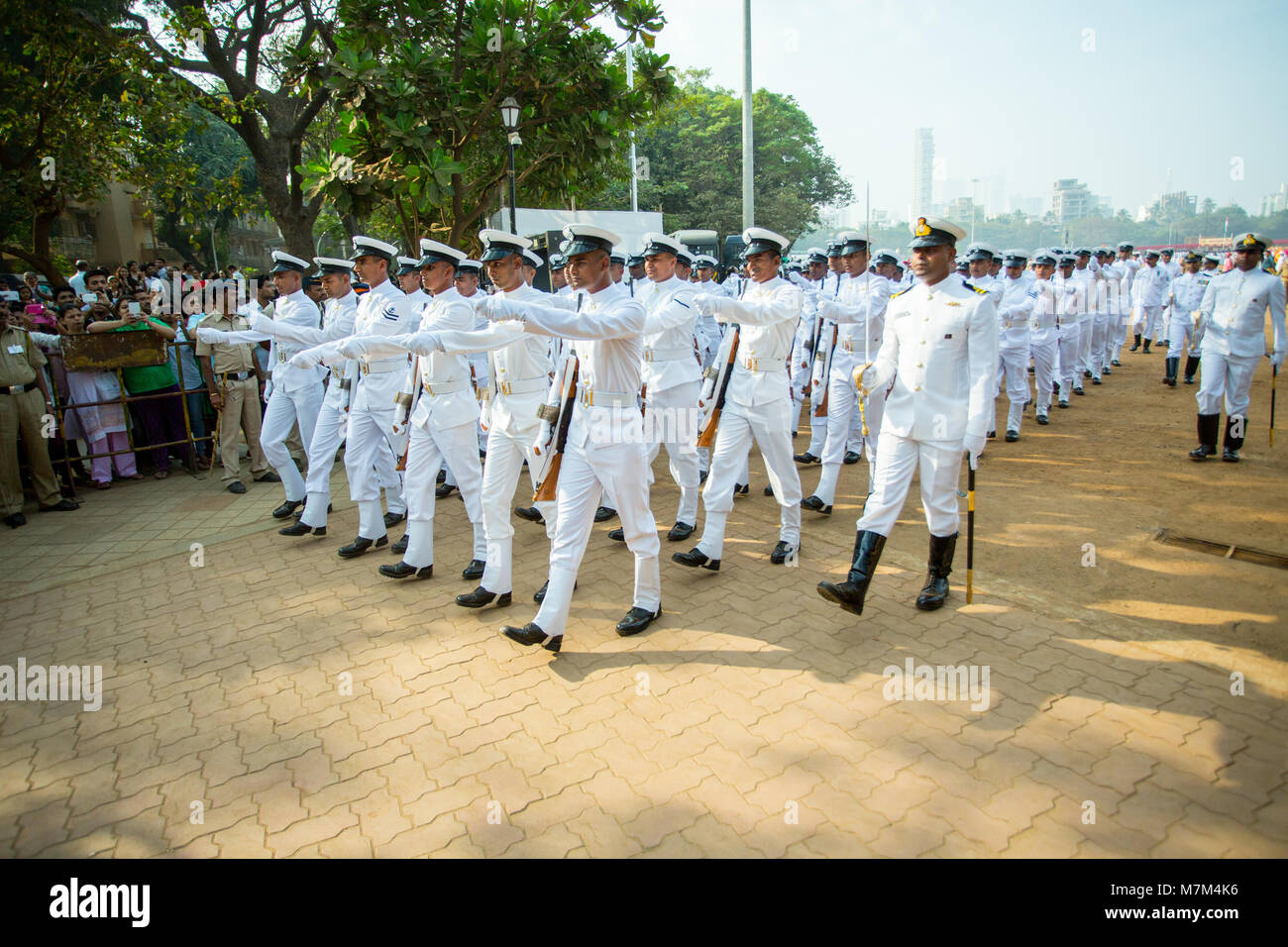 Soldiers March in a Parade Stock Photo - Alamy