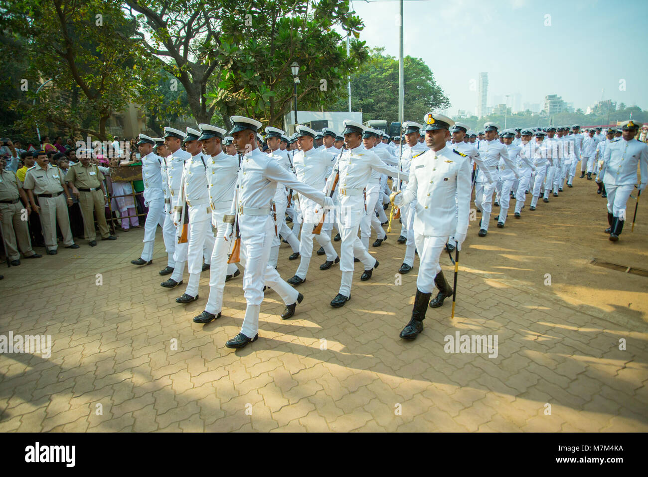 Soldiers March in a Parade Stock Photo - Alamy