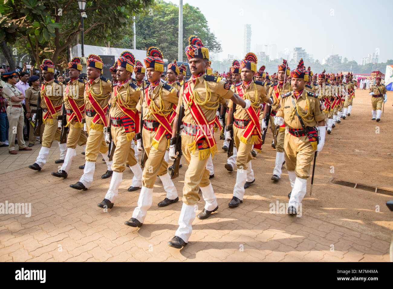 Soldiers March in a Parade Stock Photo - Alamy