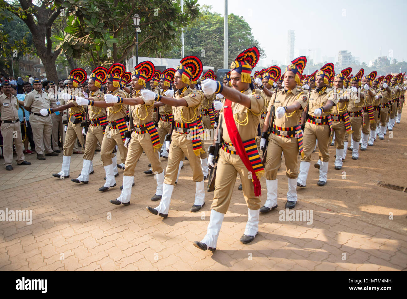 Soldiers March in a Parade Stock Photo - Alamy