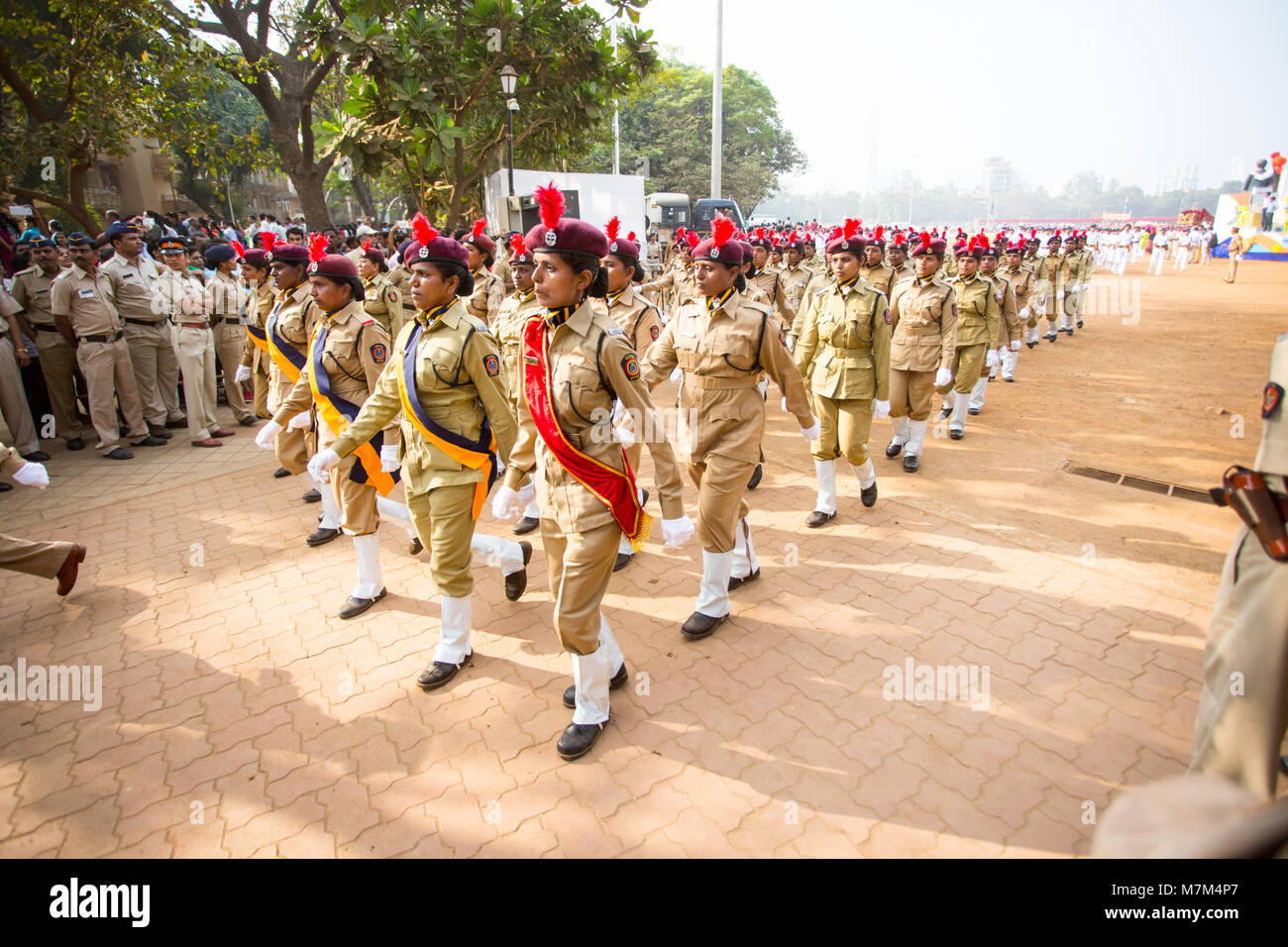 Soldiers March in a Parade Stock Photo - Alamy
