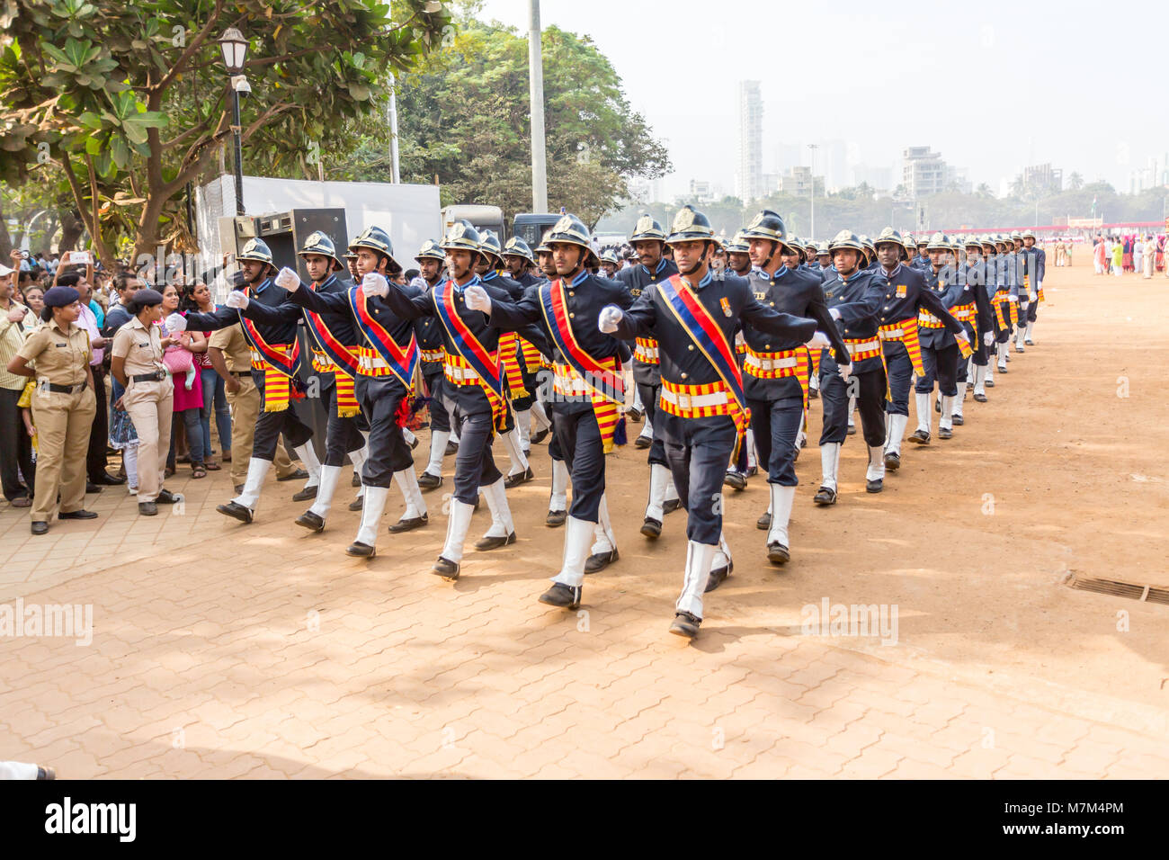 Soldiers March in a Parade Stock Photo - Alamy