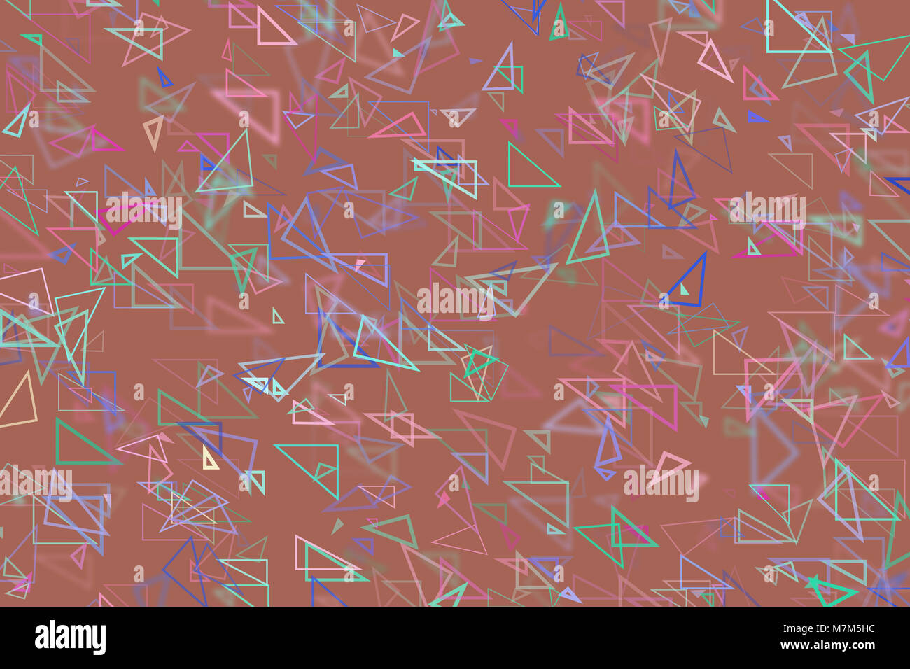 Random triangle shape, digital generative art for design texture ...