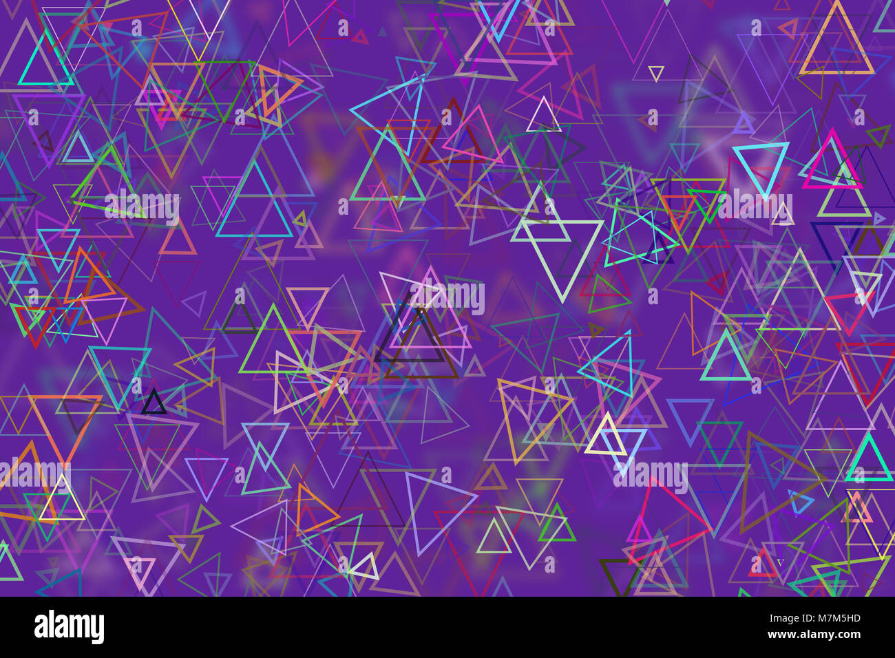 Random triangle shape, digital generative art for design texture ...