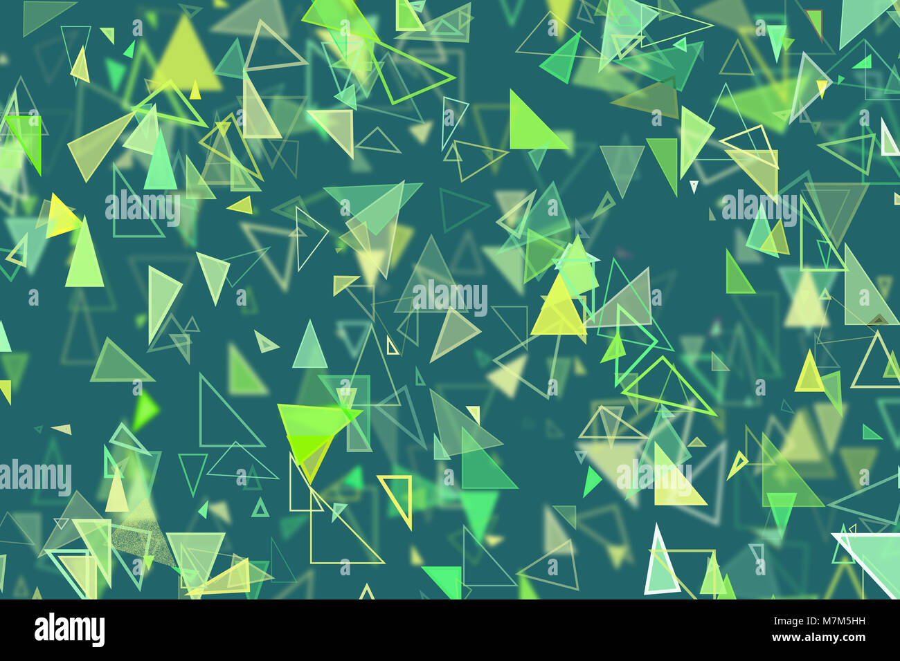 Random triangle shape, digital generative art for design texture ...