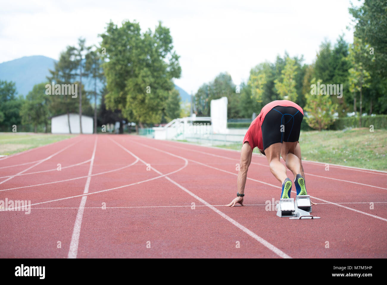 Olympic track start hi-res stock photography and images - Alamy