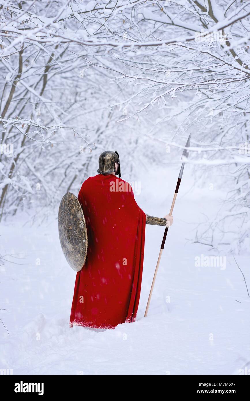 Walking through winter forest hi-res stock photography and images - Alamy
