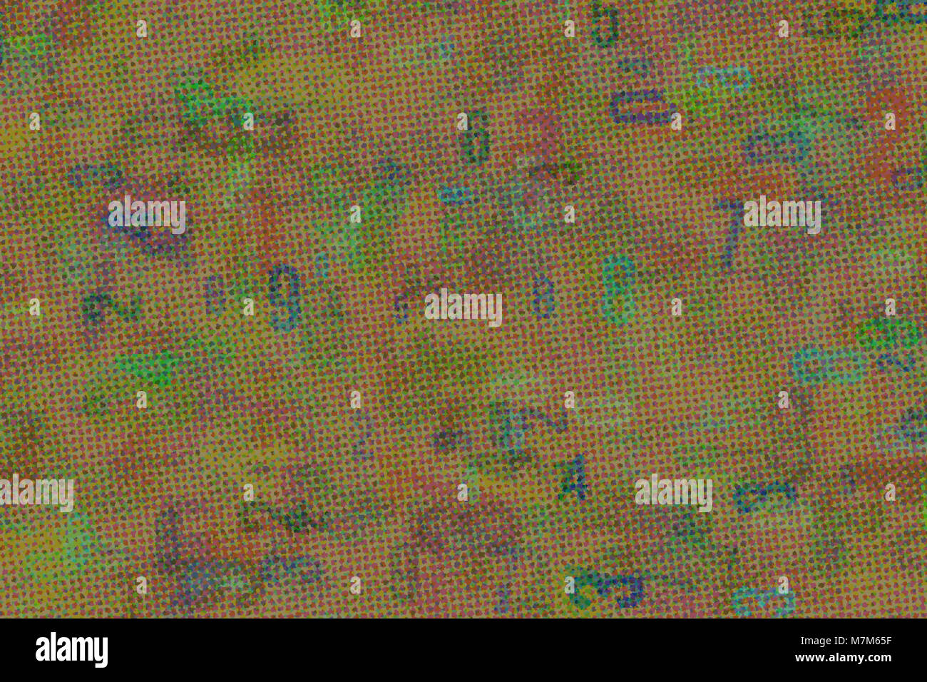 Colorful abstract texture with number from 0 to 9 for design background ...