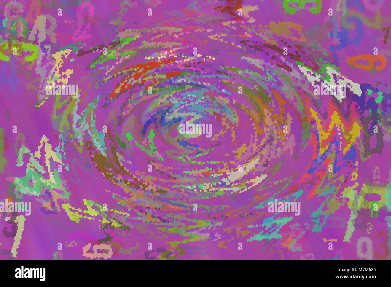 Colorful abstract texture with number from 0 to 9 for design background ...