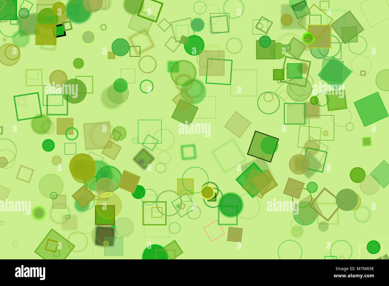 Random circle, square & rectangle shape, digital generative art for ...