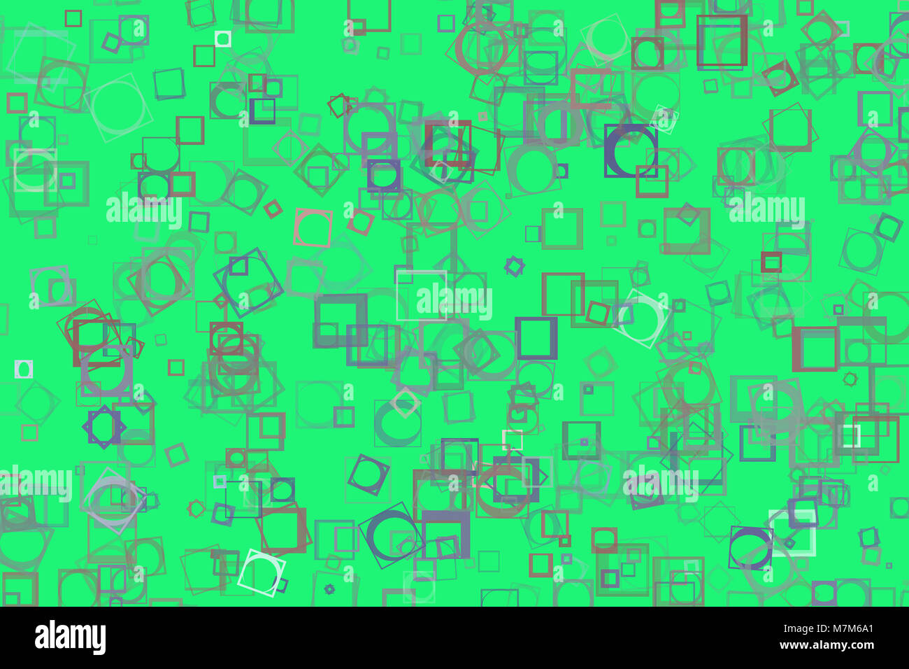 Random square shape, digital generative art for design texture ...