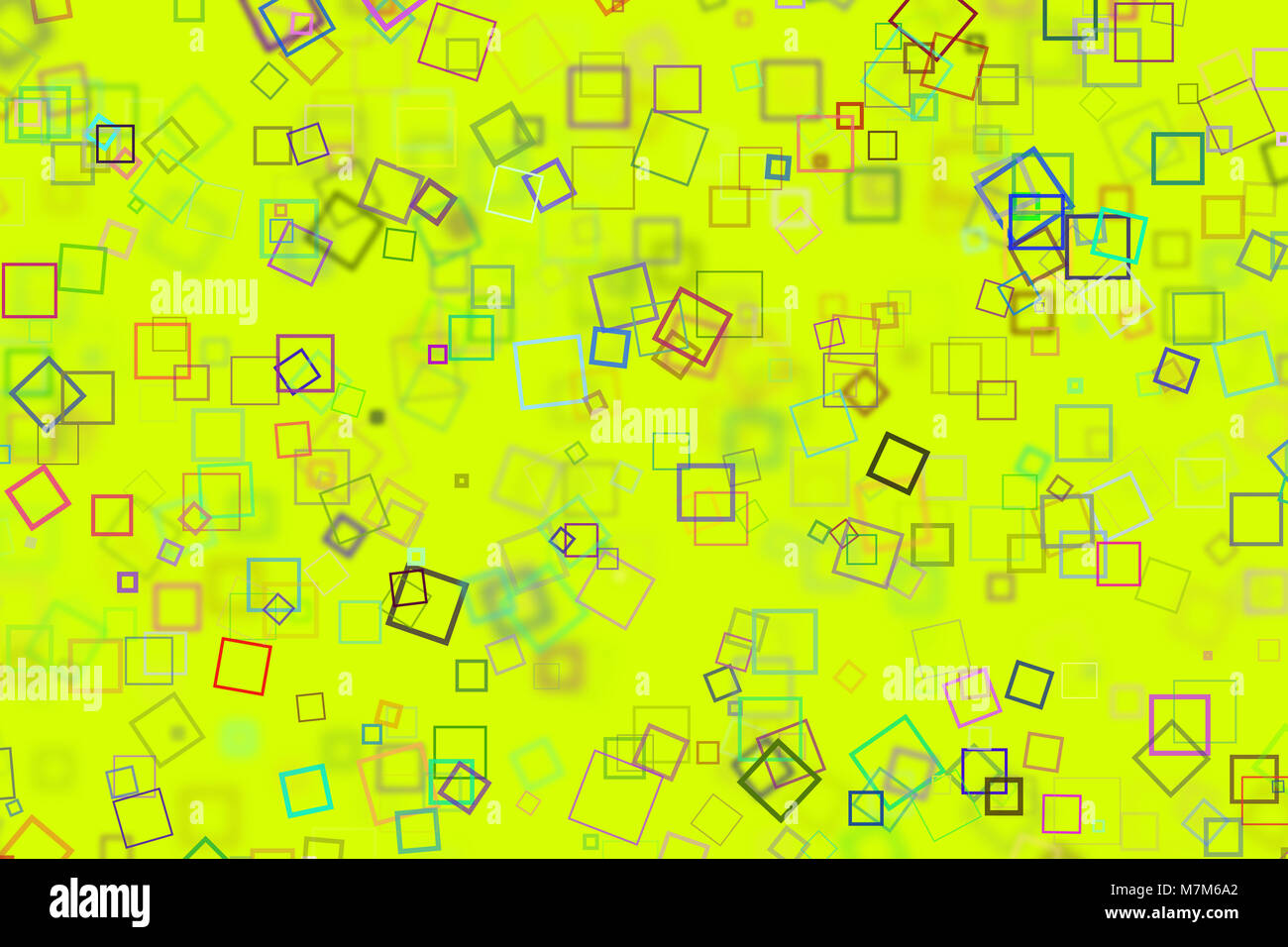 Random square shape, digital generative art for design texture ...