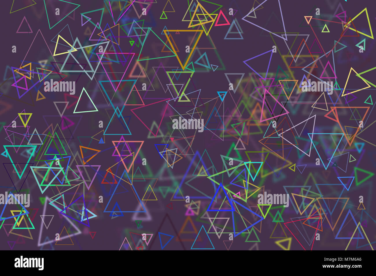 Random triangle shape, digital generative art for design texture ...
