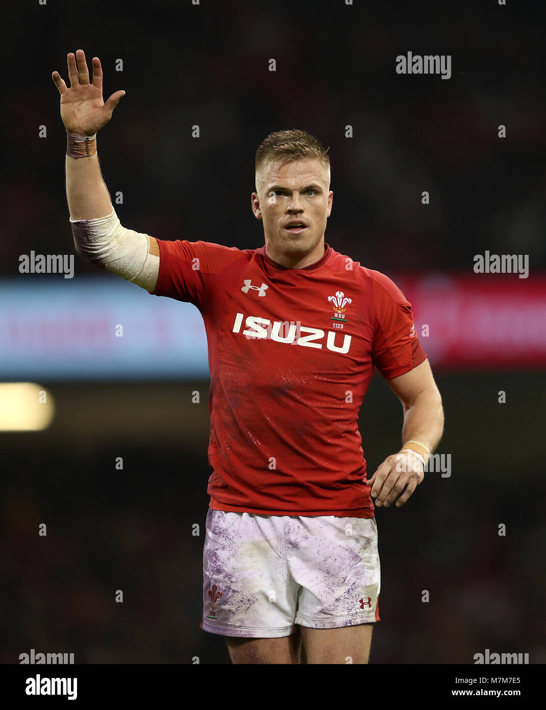 Wales' Gareth Anscombe during the NatWest 6 Nations match at the ...