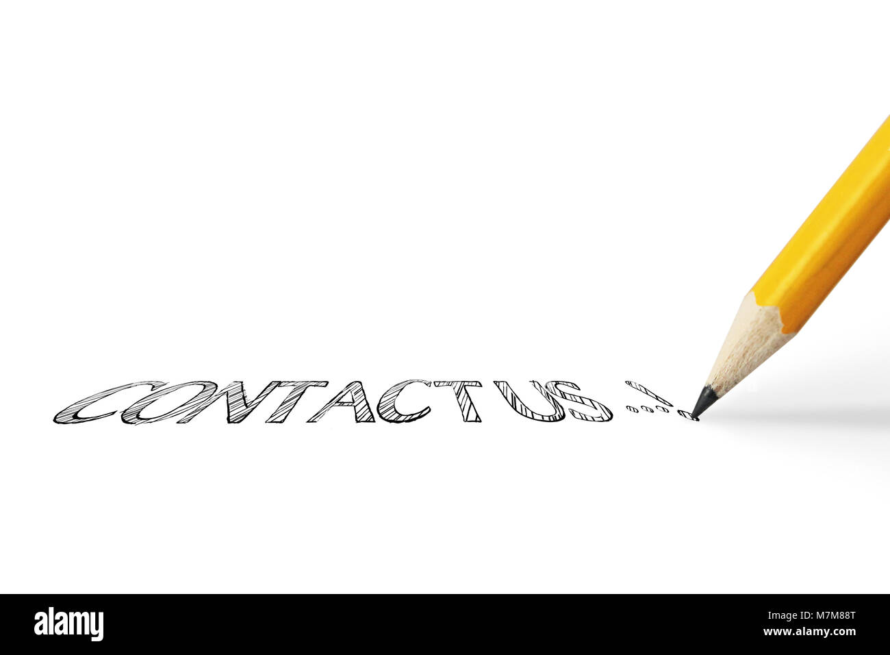 Pencil Writing Words