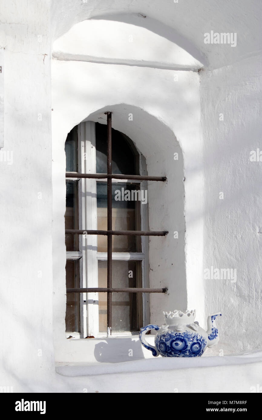Window of the a wall of monastery Stock Photo - Alamy