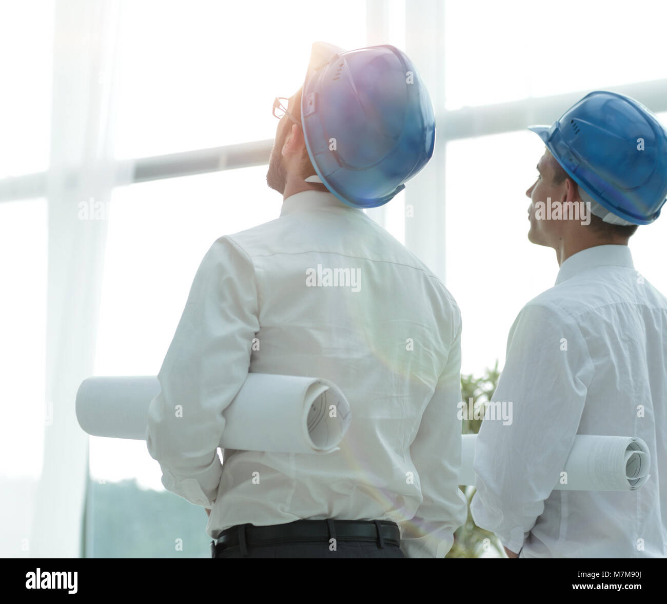 rear view. architect and Builder Stock Photo - Alamy rear view. architect and Builder Stock Photo - Alamy