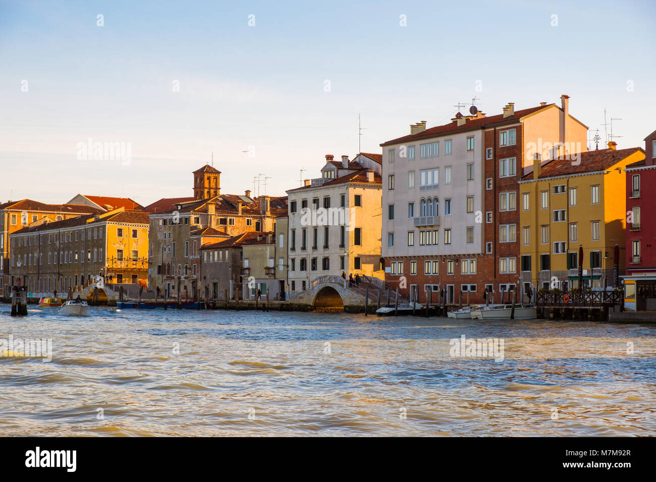Beautiful panoramic view of Venice, view from the seaside. Italy Stock ...