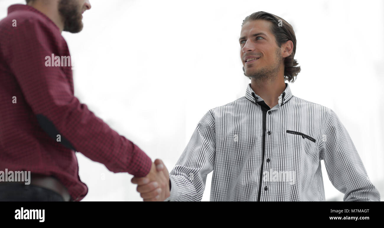 concept of partnership.handshake colleagues Stock Photo - Alamy