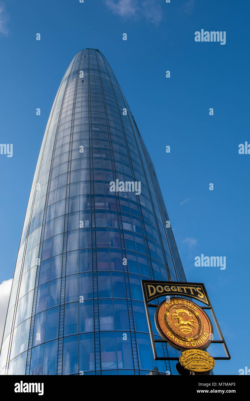 number one or N0.1 Blackfriars London a new development of luxury flats ...