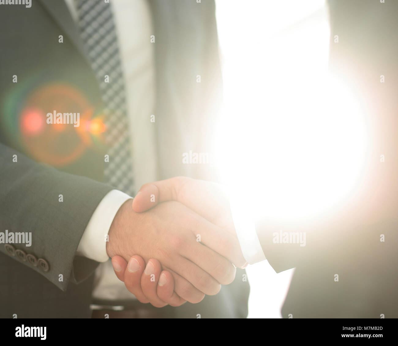 Businessman giving his hand for handshake to partner Stock Photo - Alamy