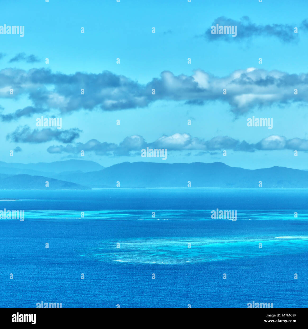 in australia natuarl park the great reef from the high concept of ...