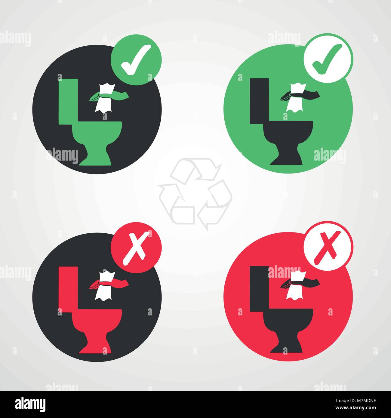 Signs for the toilet Stock Vector Images - Alamy