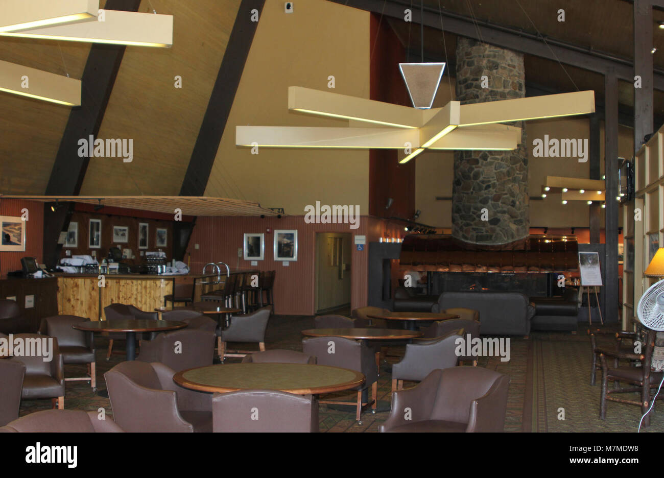 Canyon Lodge, lounge Canyon Lodge, lounge Stock Photo - Alamy