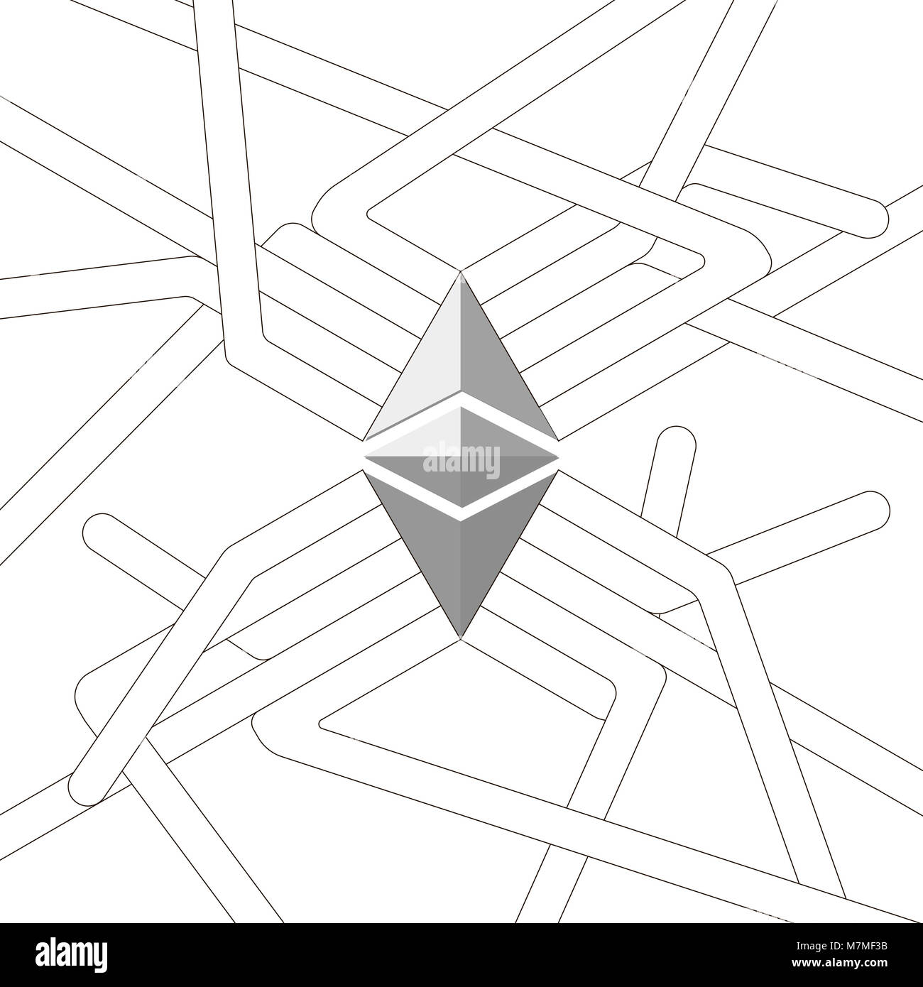 Ethereum symbol hi-res stock photography and images - Alamy