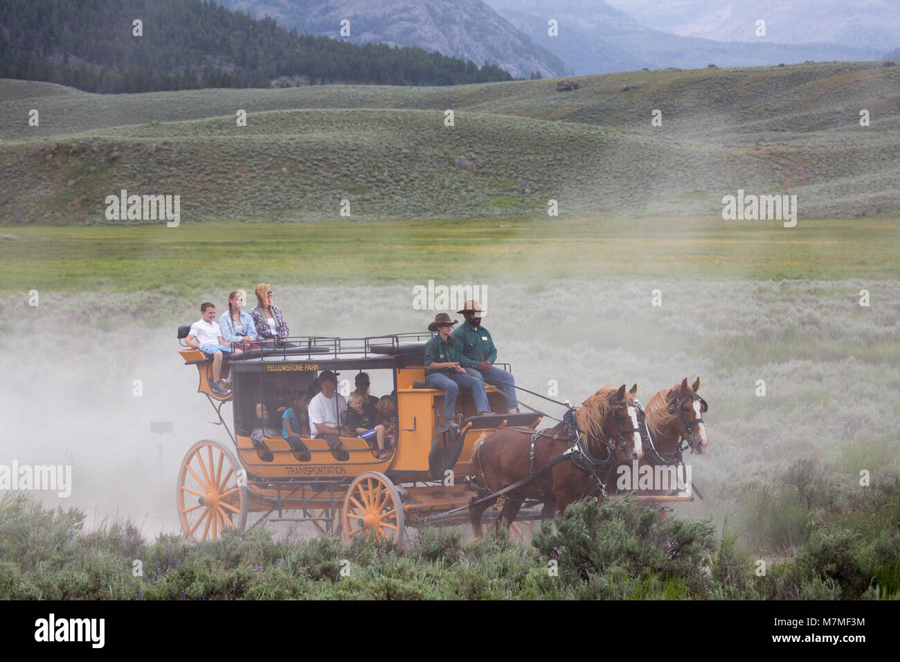 Stagecoach ride from Roosevelt Stagecoach ride from Roosevelt Lodge ...