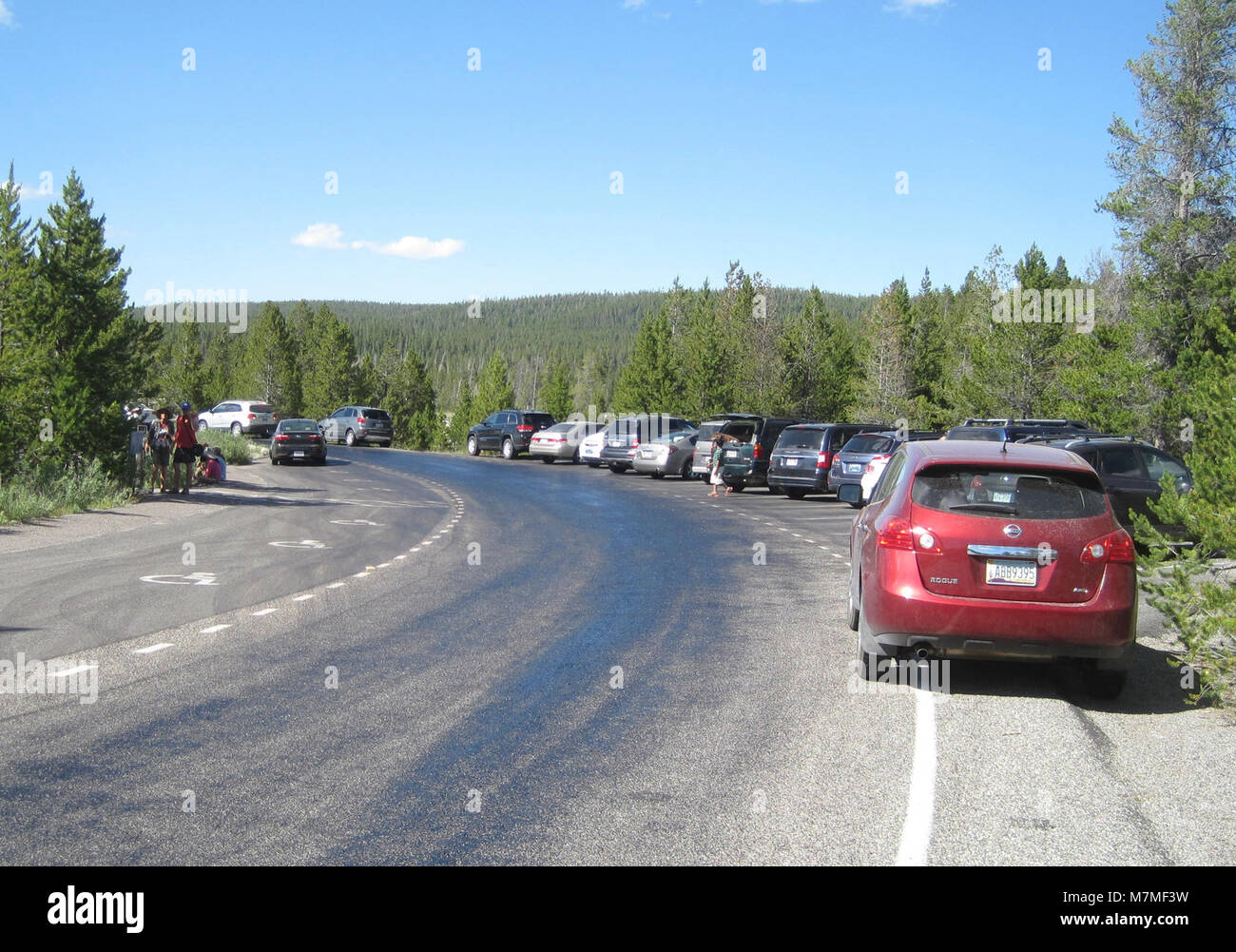 Damaged tarmac road Stock Photo - Alamy