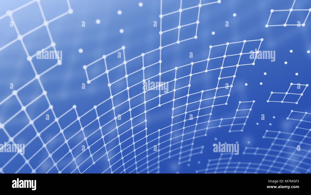 Abstract background of a grid of squares. 3d rendering Stock Photo - Alamy