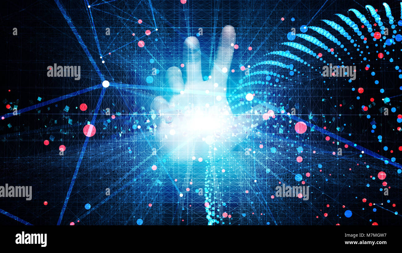 Human future planet technology hi-res stock photography and images - Alamy