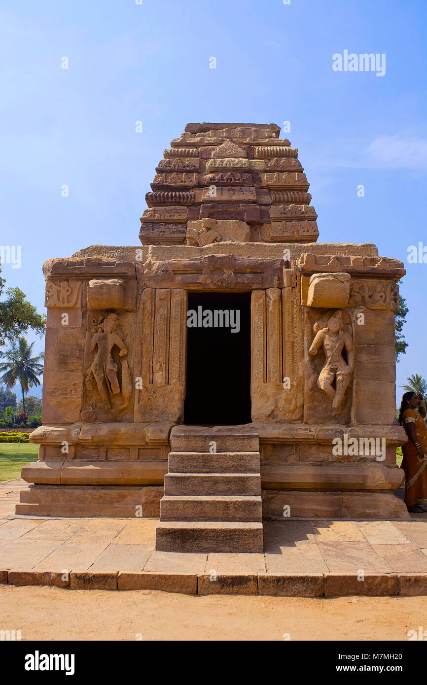Kadasiddheswara Temple front view, 7th century A.D. Pattadakal ...