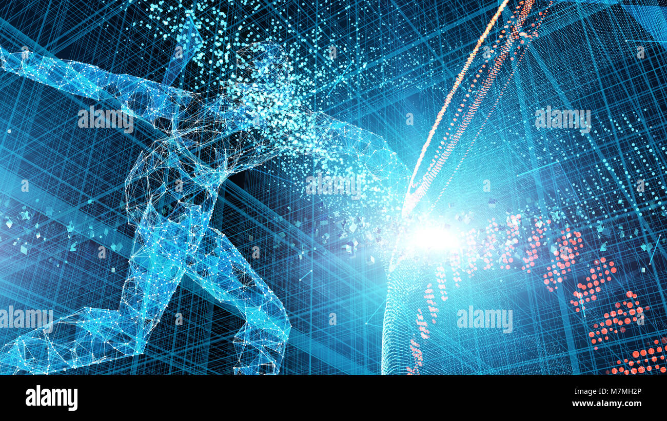 Human future planet technology hi-res stock photography and images - Alamy