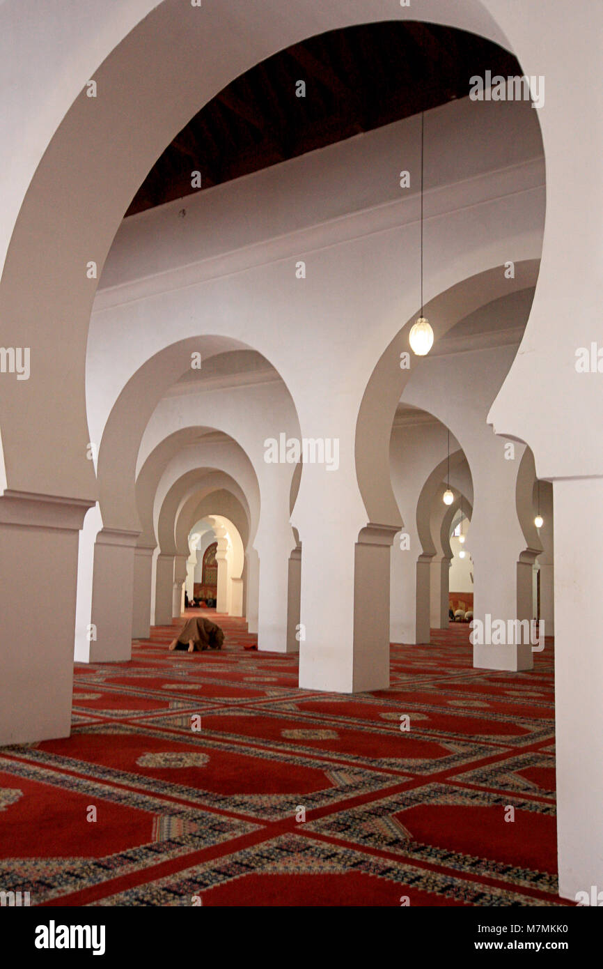 In the Mosque of al-Qarawiyyin of Fes in Morocco Stock Photo - Alamy