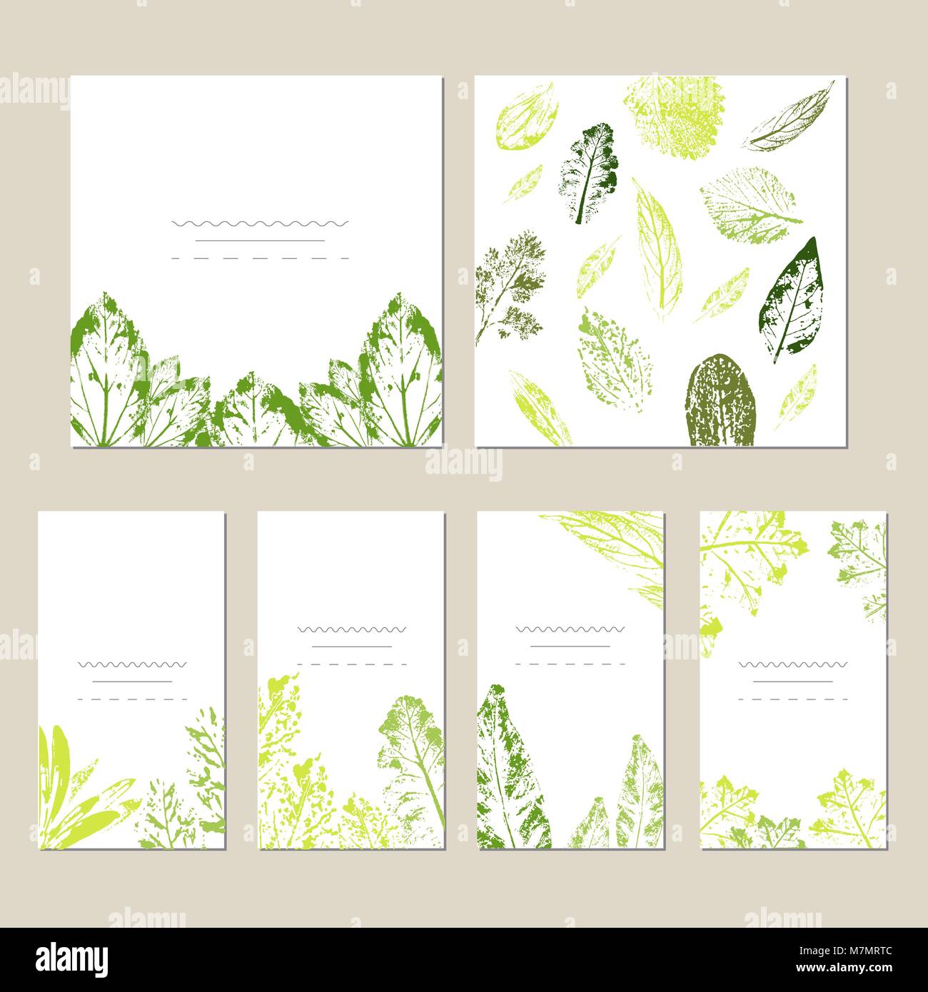 Collection of universal trendy cards Stock Vector Image & Art - Alamy