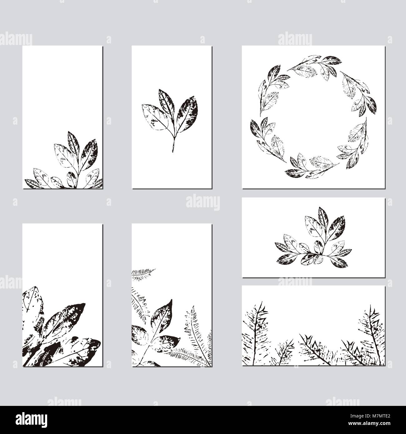 Collection of universal trendy cards Stock Vector Image & Art - Alamy