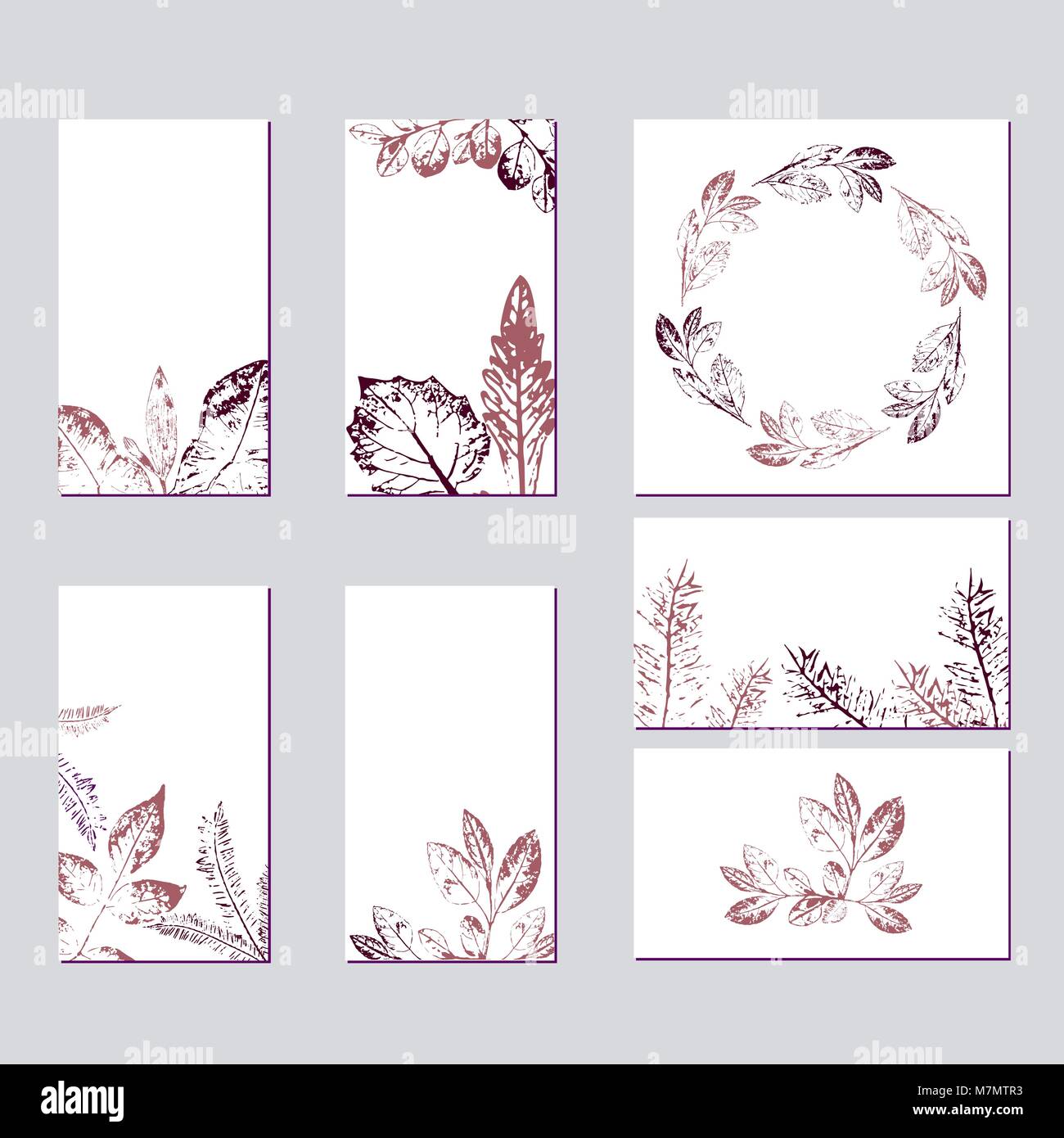 Collection of universal trendy cards Stock Vector Image & Art - Alamy