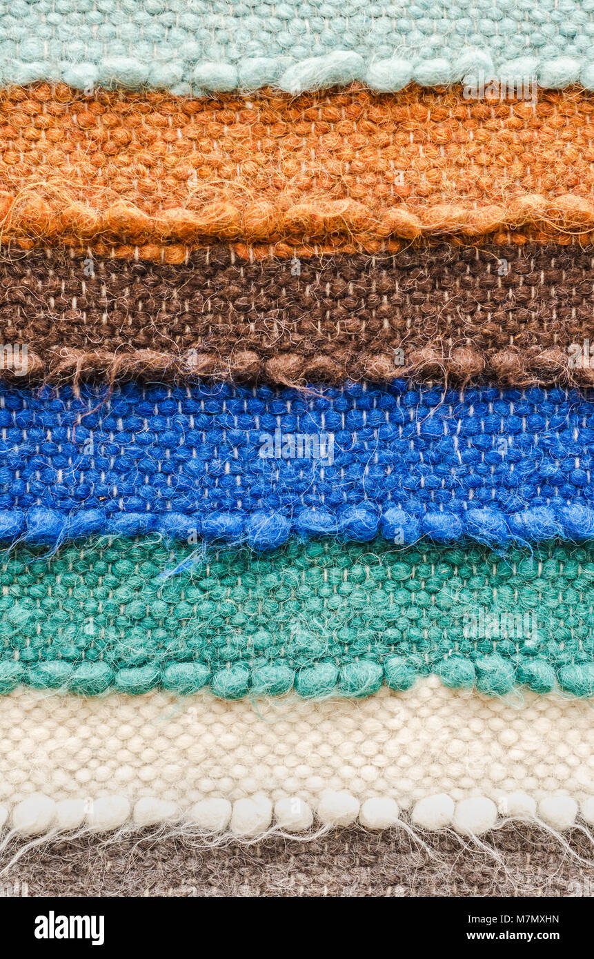 Knitting colorful wool texture background. Melange fuzzy woolen cloth ...