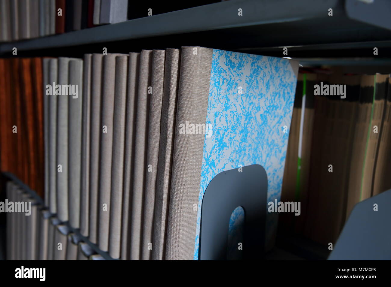 Storage rooms with bookshelves in a large library Stock Photo - Alamy