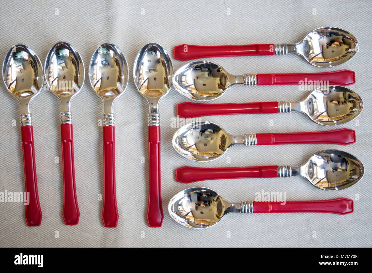 Silver spoon handle hi-res stock photography and images - Alamy