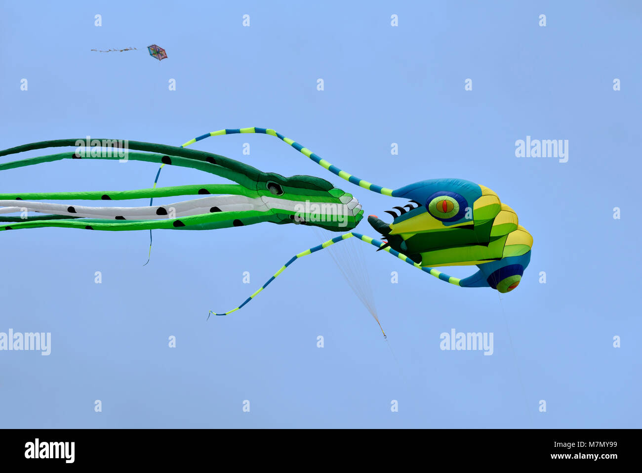 Kites flying during carnival festival in Athens, Greece Stock Photo - Alamy