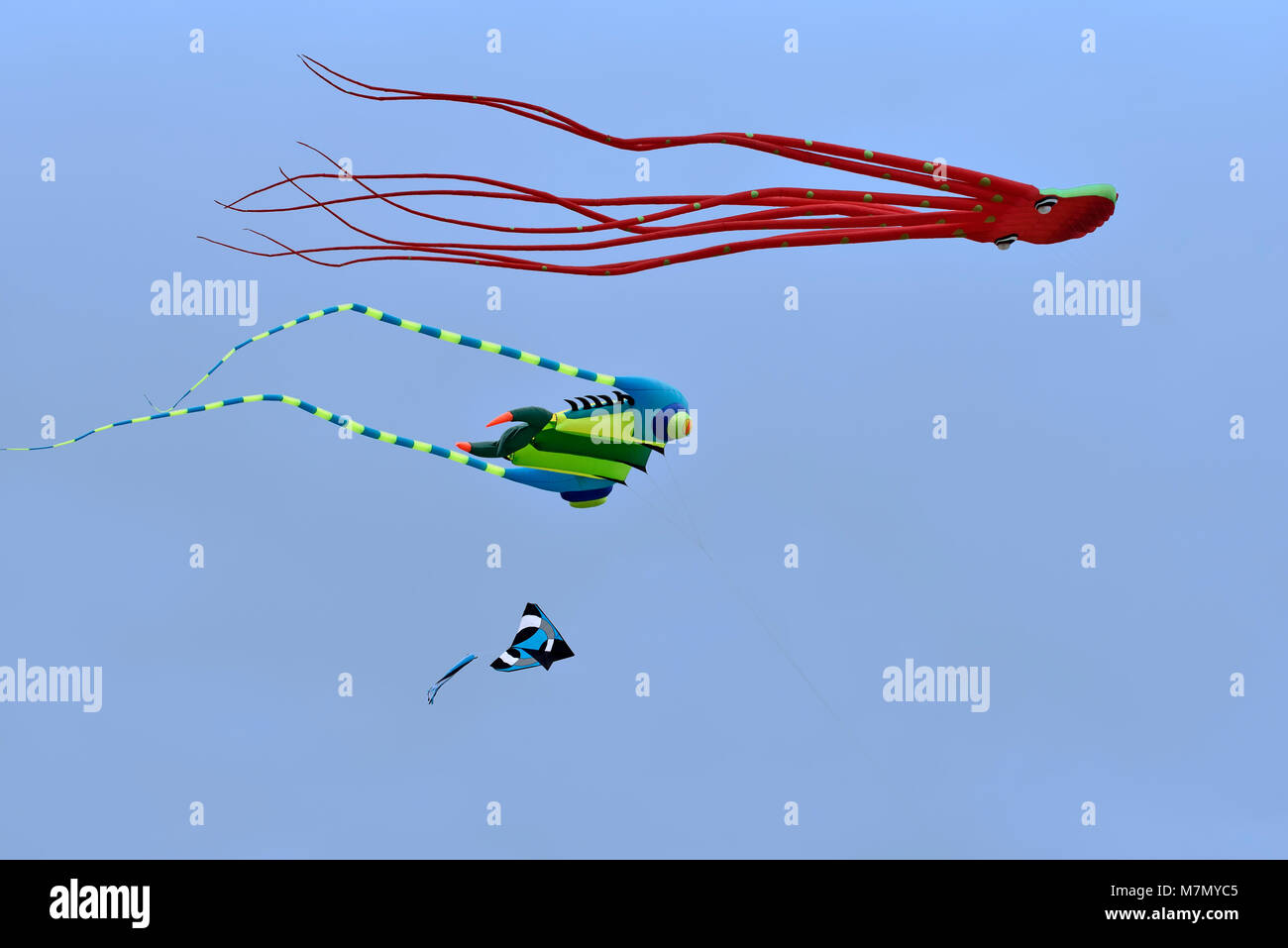 Kites flying during carnival festival in Athens, Greece Stock Photo - Alamy